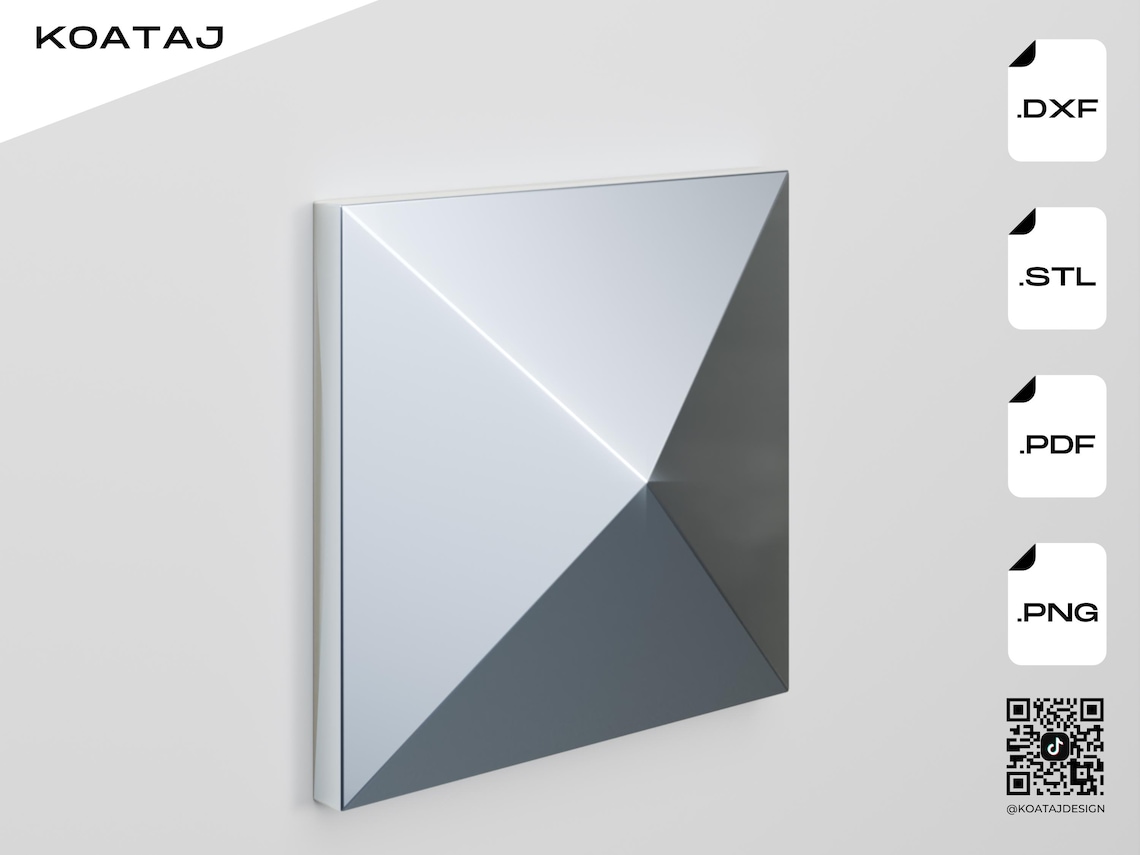 Cnc 3D Panel Design Pack – .dxf & .stl Files for ACP/ACM Cladding, Wall ...