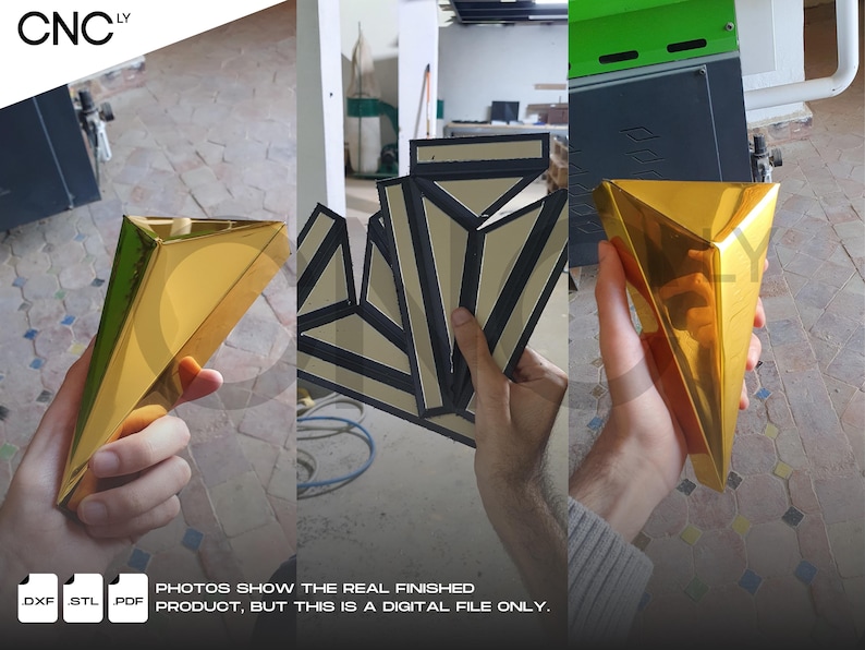 CNC 3D Panel Design Bundle - 15 Wall Panels – .dxf & .stl Files for ACP ...