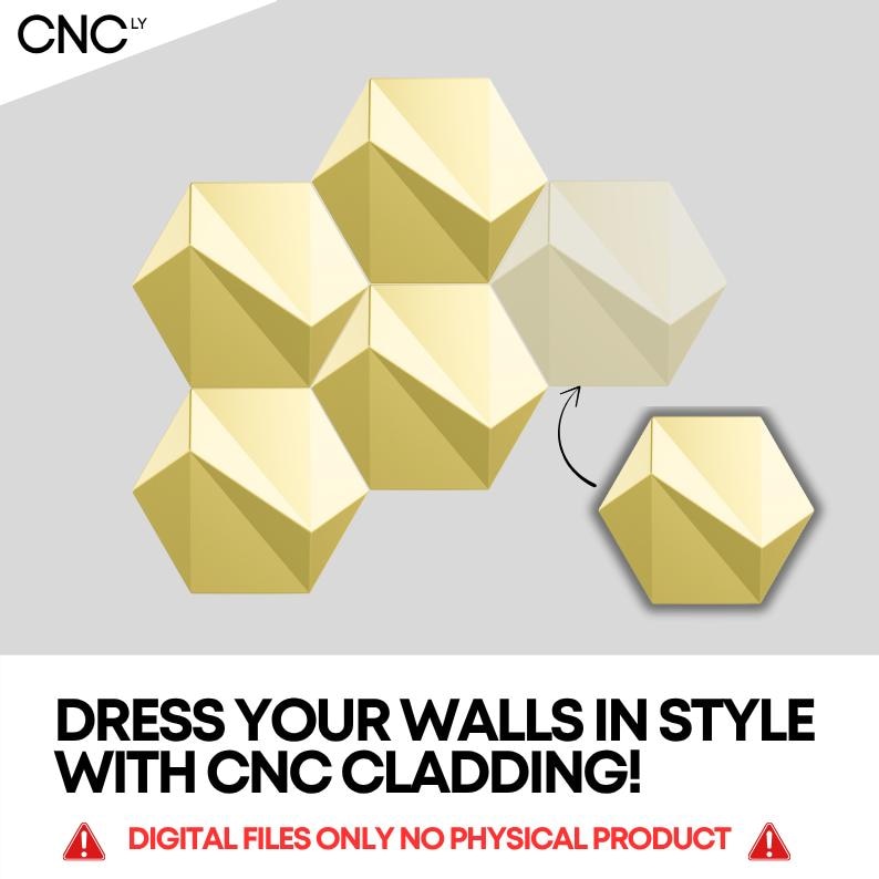 CNC 3D Wall Panel Design: SHAPE027 .dxf & .stl Files (digital Download ...