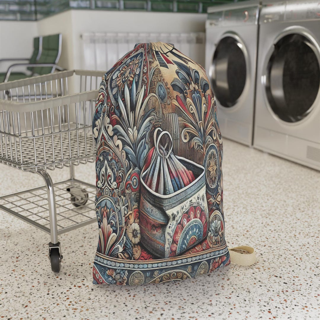 Laundry Bag,bohemian Laundry Bag Stylish Drawstring Bag for Laundry ...