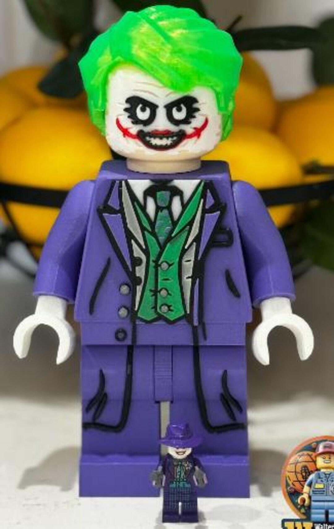 Joker Dark Knight 500X of a Lego 3D Printed Large-custom Building Block ...