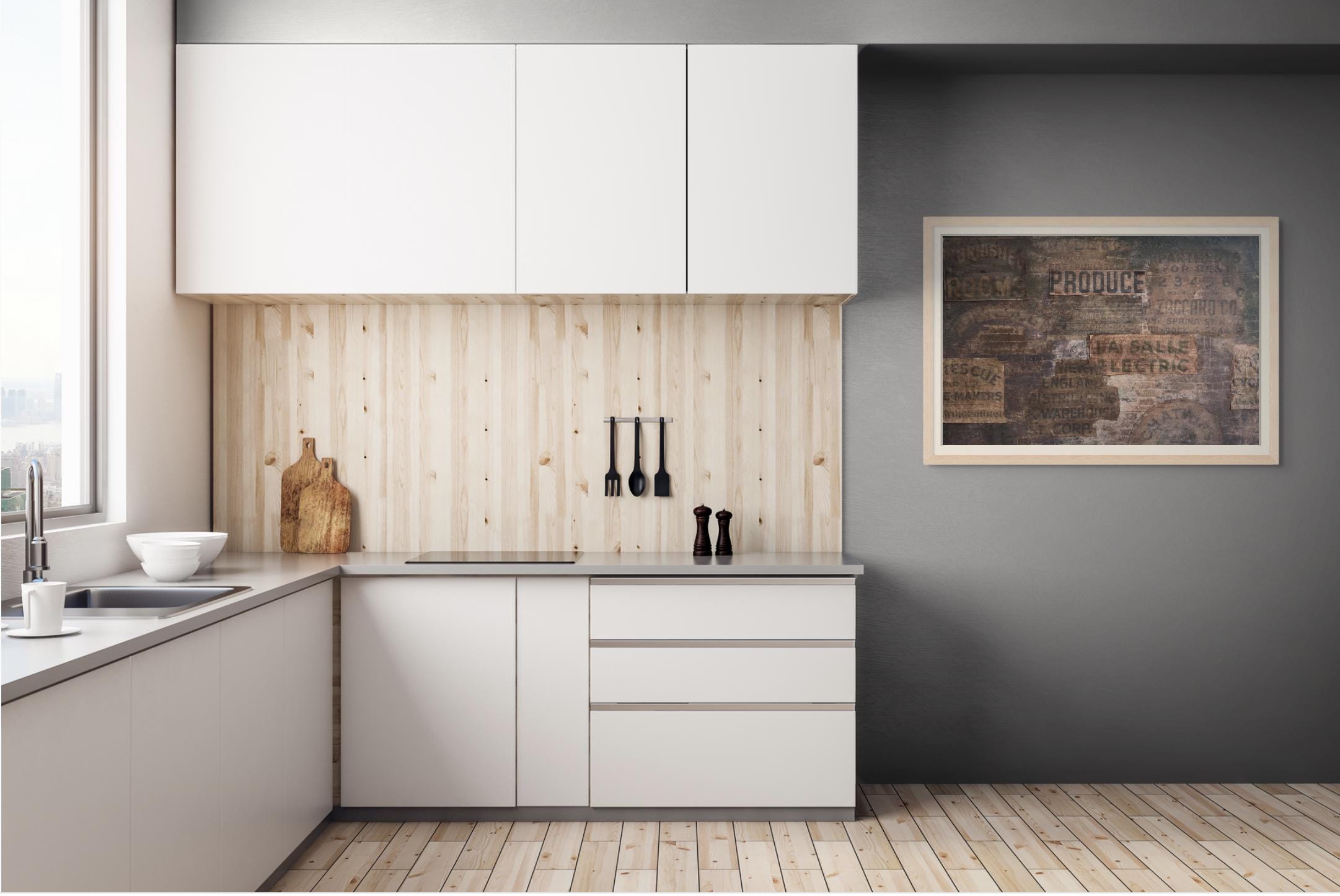 Old Shop Signs Canvas Art Vintage Sign Prints on Brick Background ...