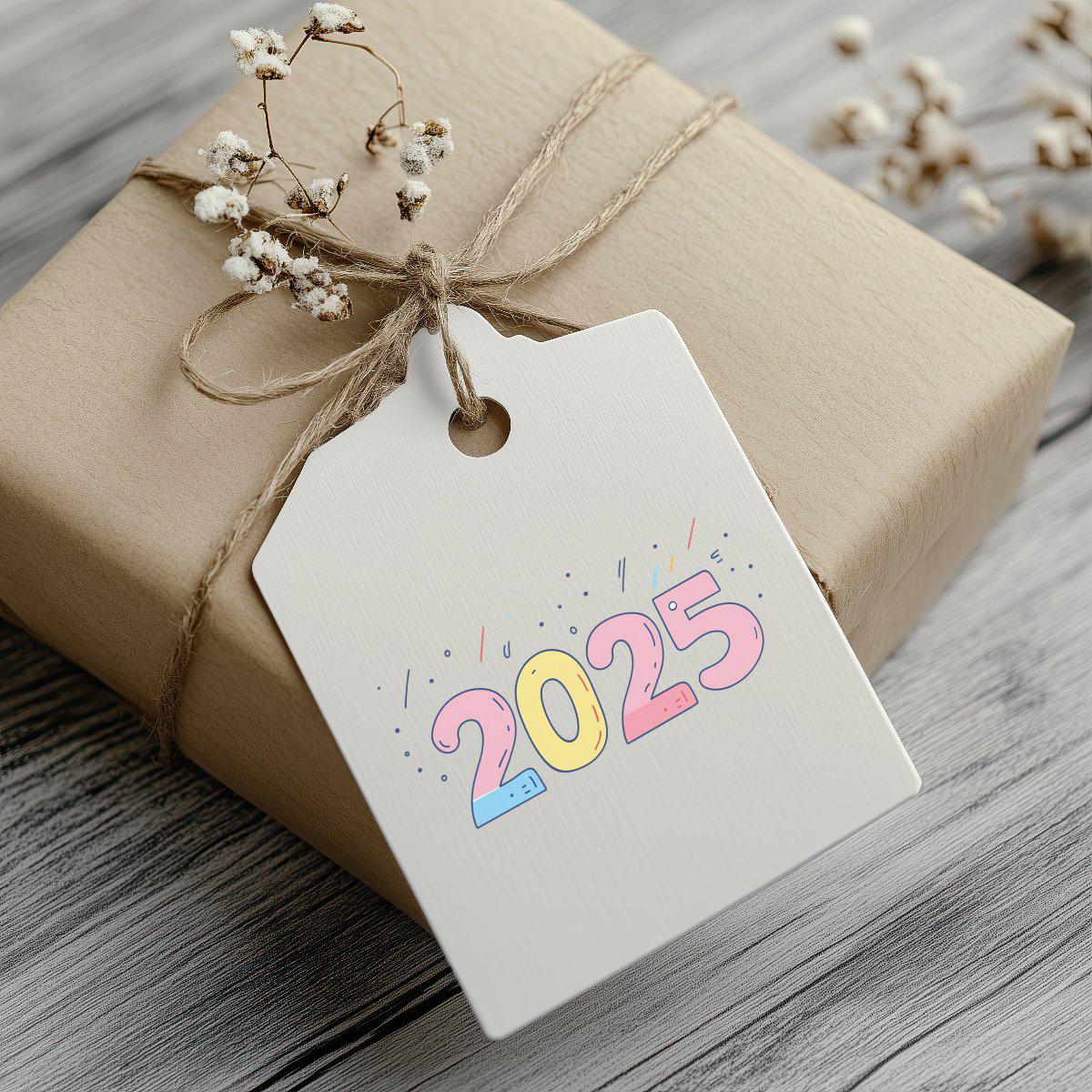 2025 Clipart Bundle Colorful Year Wordart Designs Transparent ...