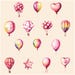 Pink Balloons Clip Art Bundle: Baby Shower PNG (digital Download) - Etsy