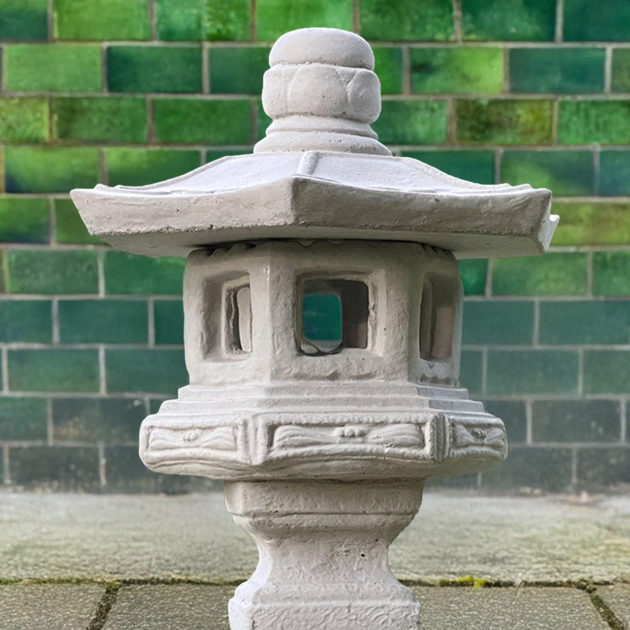 Japanese Pagoda Statue Concrete Lantern Pagoda Sculpture Stone Lantern ...