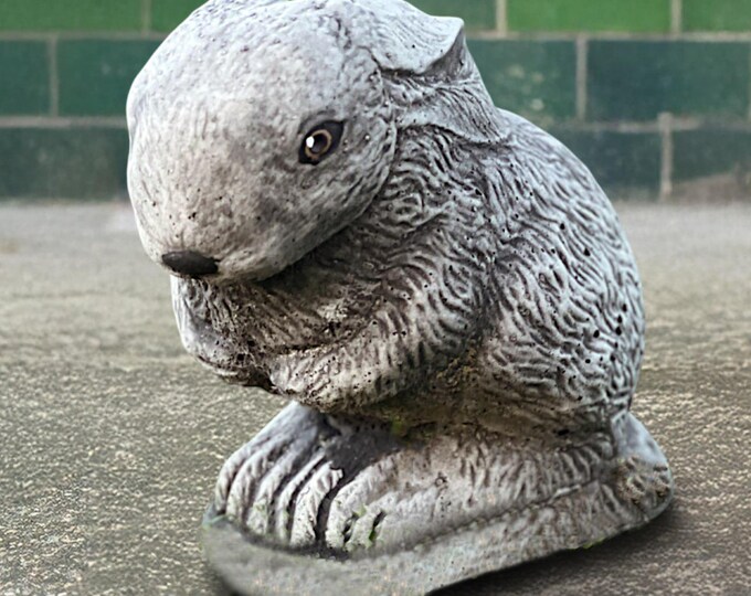 Concrete Outdoor Rabbit Sculpture - Etsy Canada