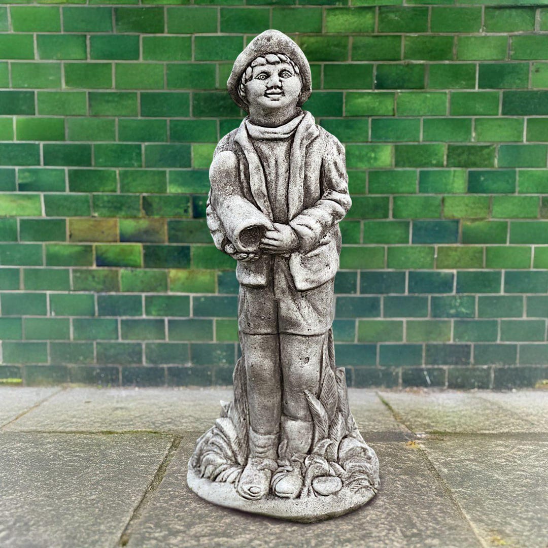 Stone Man Decoration Concrete Male Statue Cement Man Sculpture Garden ...