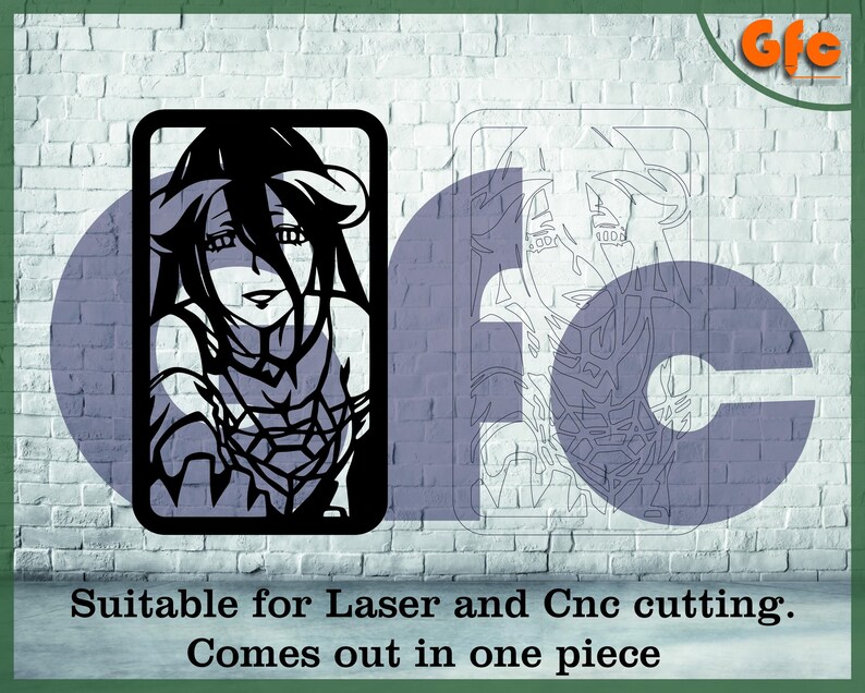 Anime Charachters Cuts Manga Vinly Decal Anime Engraving Anime Dxf-cdr ...