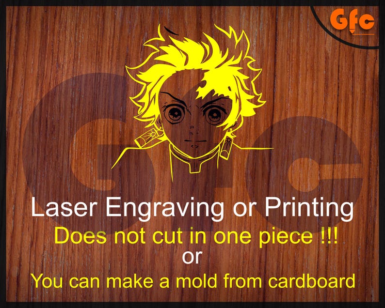 Demon Slayer Characters Svg - Vinly - Cricut - Laser Cut, Engraving ...