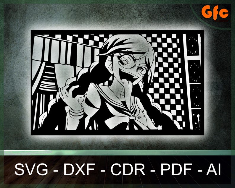 Anime Charachters Cuts Manga Vinly Decal Anime Engraving Anime Dxf-cdr ...