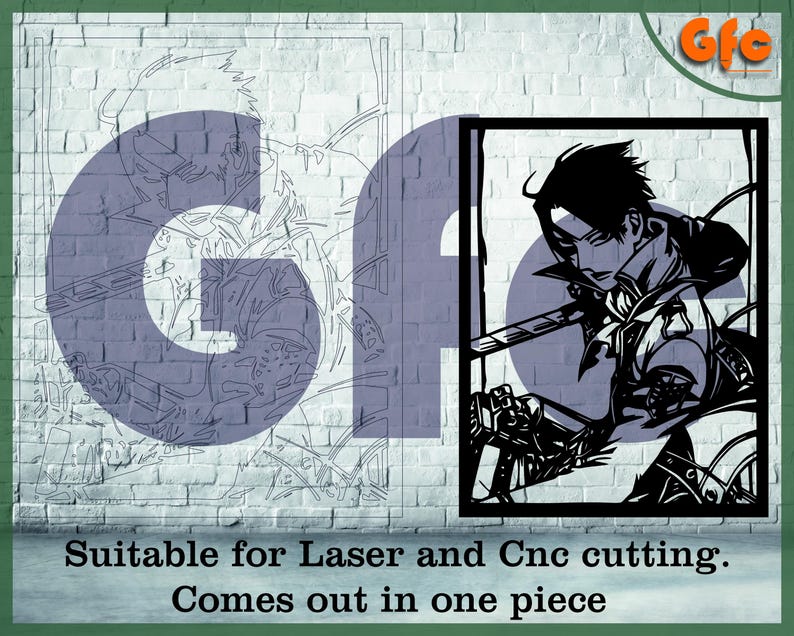 Anime Charachters Cuts Manga Vinly Decal Anime Engraving Anime Dxf-cdr ...