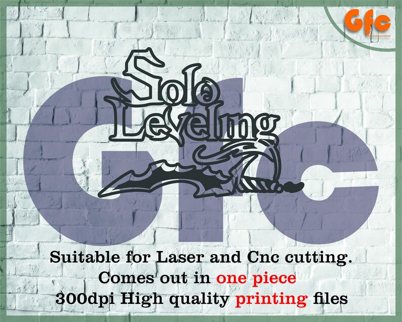 Solo Leveling Logo Svg Dxf Cdr Pdf Ai Files for Printing Cricut ...