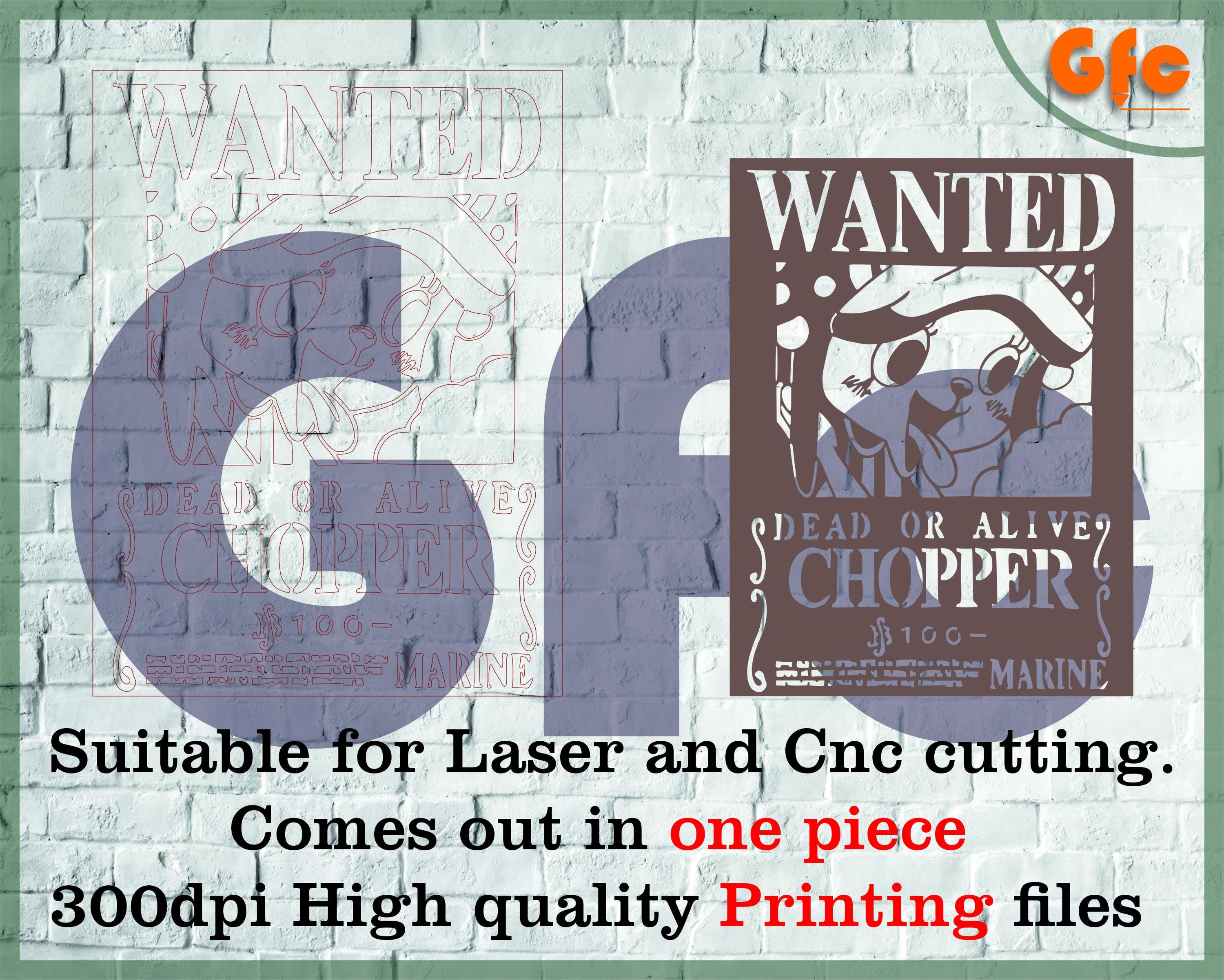 5 One Piece Wanted Poster Bundle Svg -one Piece Characters Wanted ...