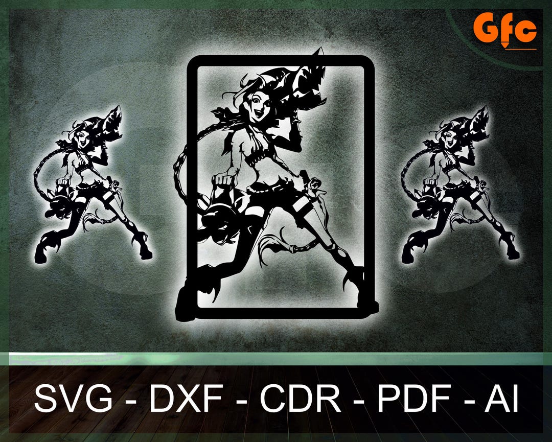 Anime Characters Cuts Manga Vinly Decal Anime Engraving and Cuts Anime ...