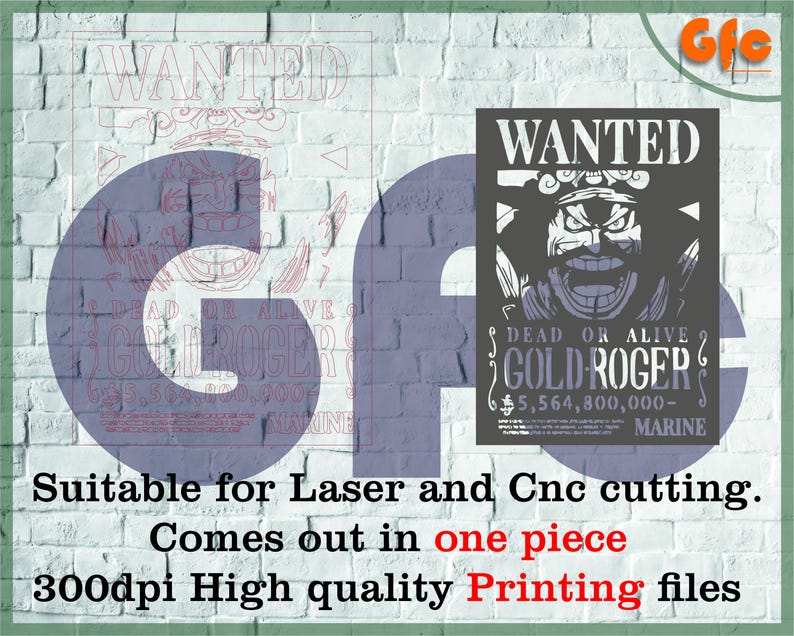 Wanted Poster Anime Wall Arts Anime Manga Wanted Poster Design Dxf-cdr ...
