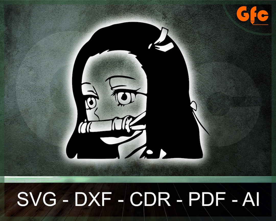 Anime Characters Cuts Manga Vinly Decal Anime Engraving and Cuts Anime ...