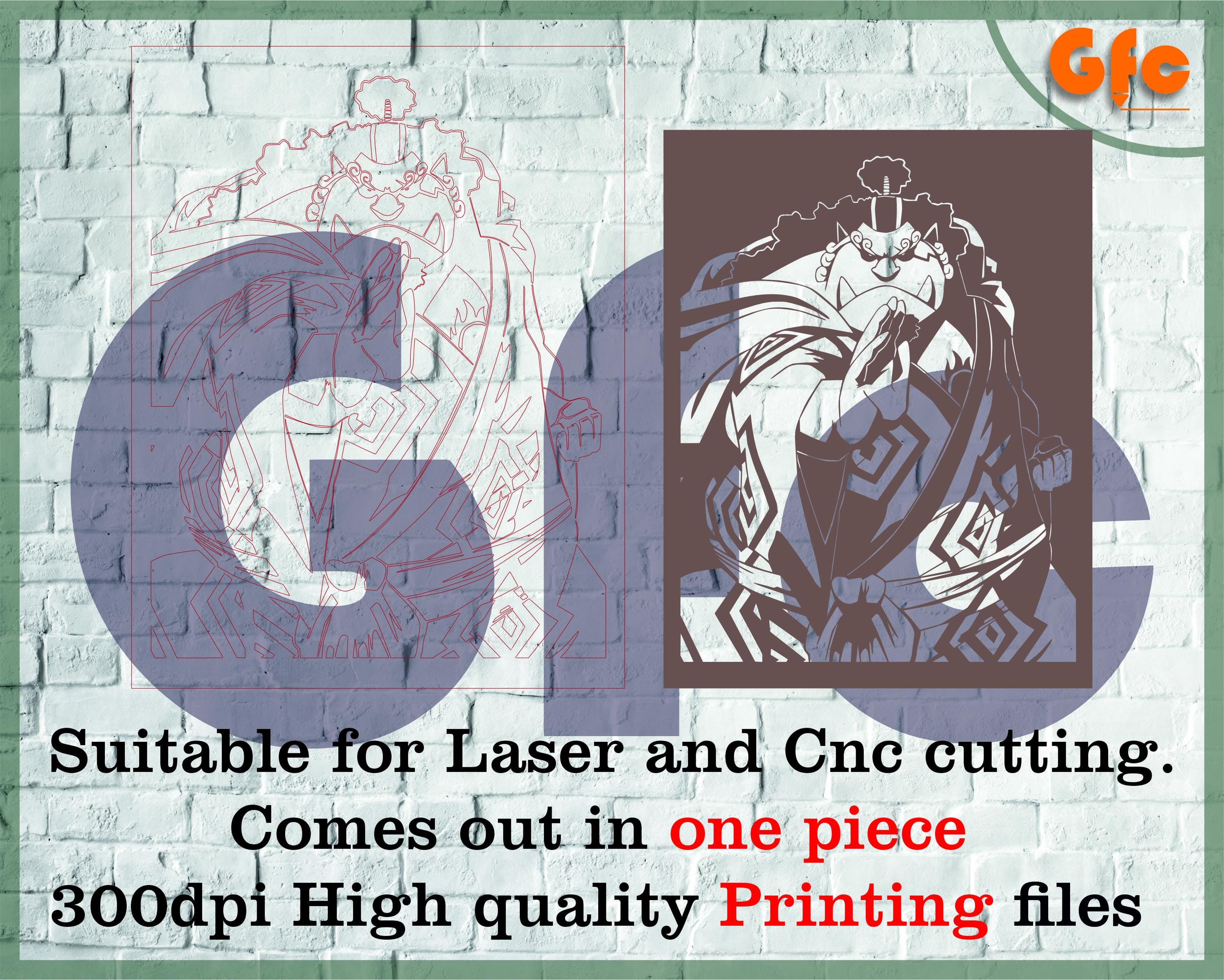 One Piece Jinbei Poster Svg Jinbei Wall Art Cricut Vinly Sticker Jinbei ...