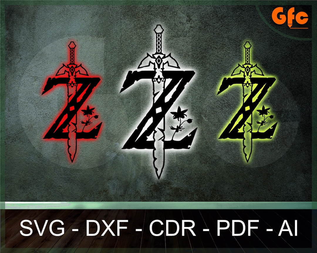 Legend of Zelda Logo Svg - Legend of Zelda Engraving and Cut Files ...