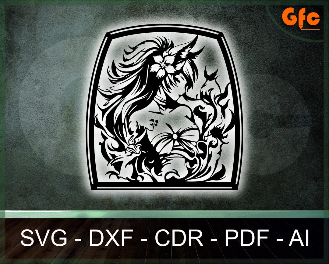 Cute Ahri Wall Art Svg, Foxfire Ahri Svg Cute Ahri Art Ahri Cricut Vinly Ahri Svg-cdr-dxf-pdf-ai ...