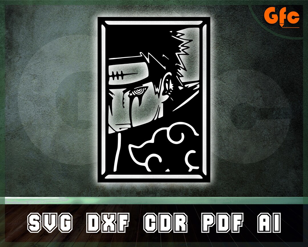 Nagato Pain Svg - Naruto Characters Svg Cuts and Printing - Nagato Pain ...