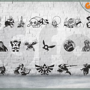 Legend of Zelda Characters Svg - Vinly Decal - Laser Engraving and Cuts ...
