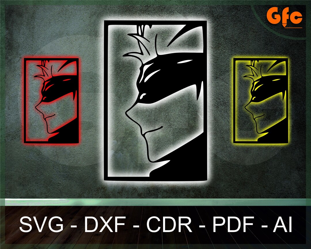 Gojo Satoru Art Svg - Jujutsu No Kaisen Characters Svg - Gojo ...