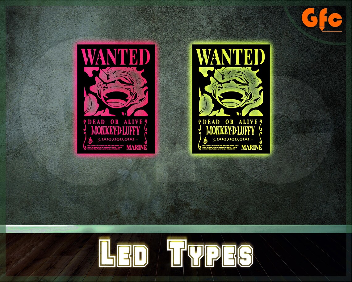 Luffy Wanted Poster Svg - One Piece Characters Wanted Poster Dxf-cdr ...