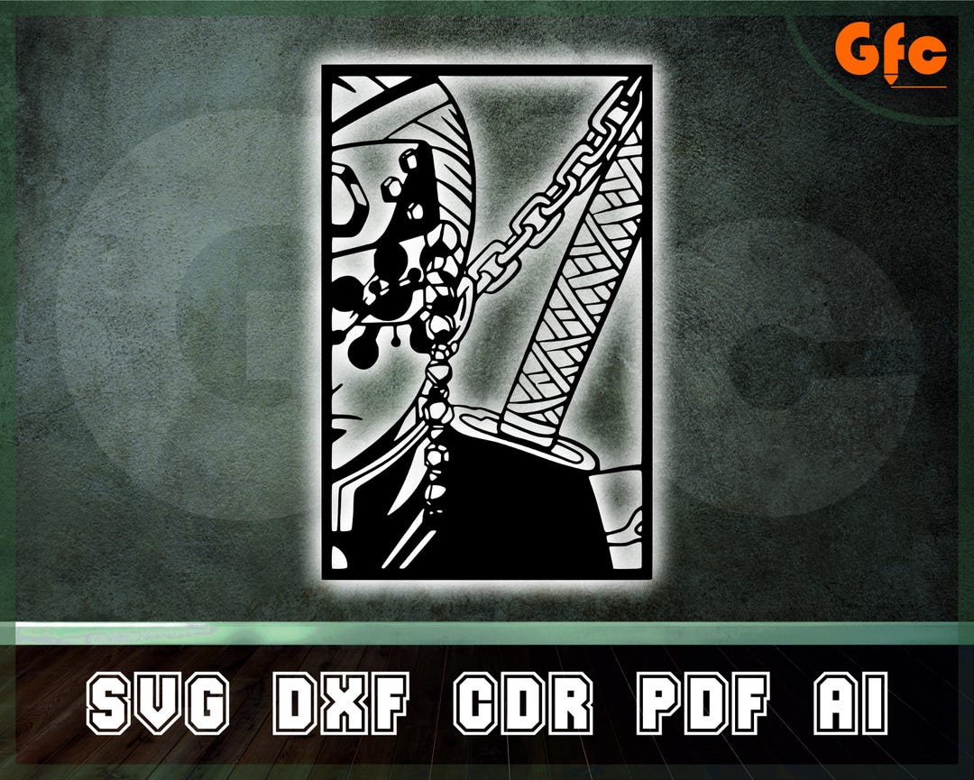 Demon Slayer Tengen Uzui Svg - Tengen Uzui Face Cricut - Vinly - Laser ...