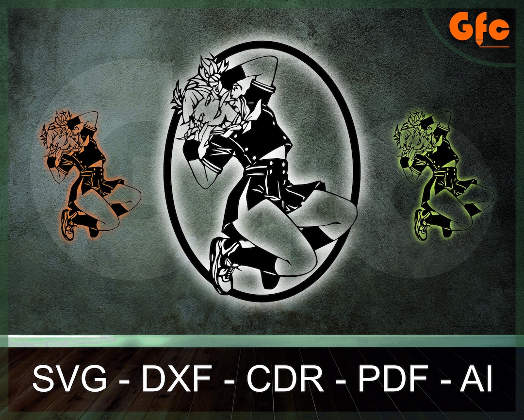 My Hero Academia Toga Anime Girl Svg Dxf Cdr Pdf Ai Digital File for ...