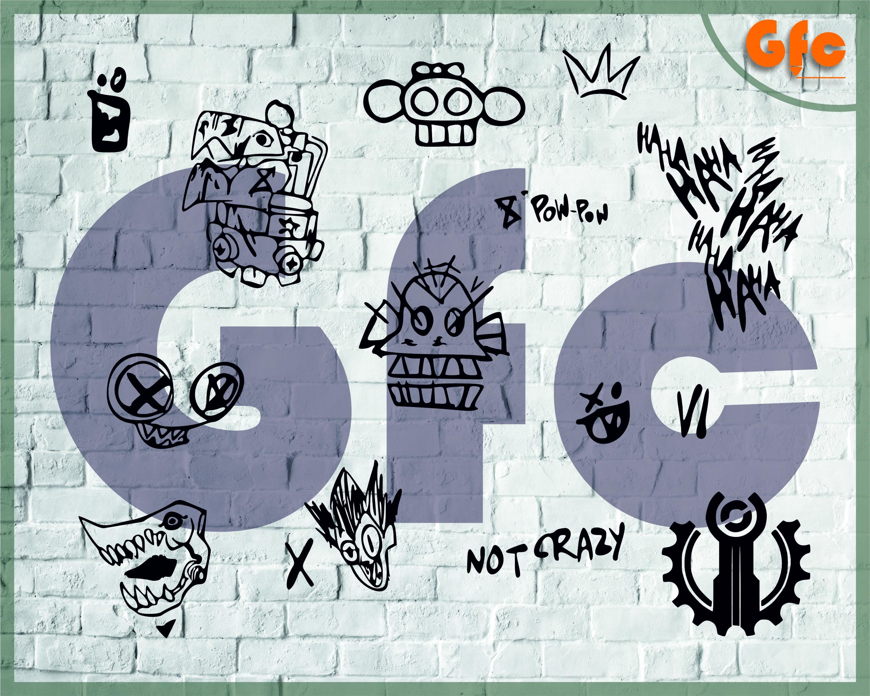 Arcane Jinx Symbols Svg Big Bundle - Arcane Jinx Icons Svg - Jinx ...
