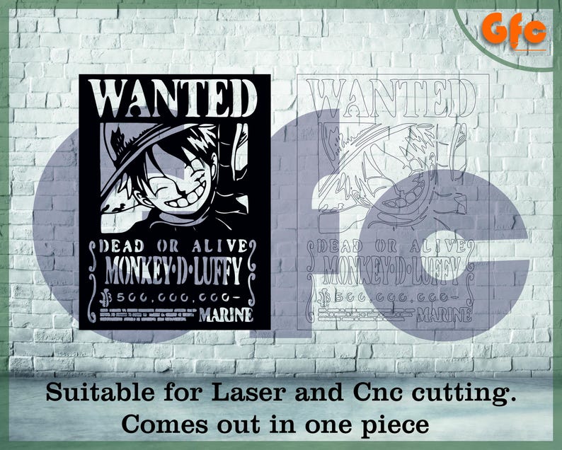 Wanted Poster Anime Wall Arts Anime Manga Wanted Poster Design Dxf-cdr ...