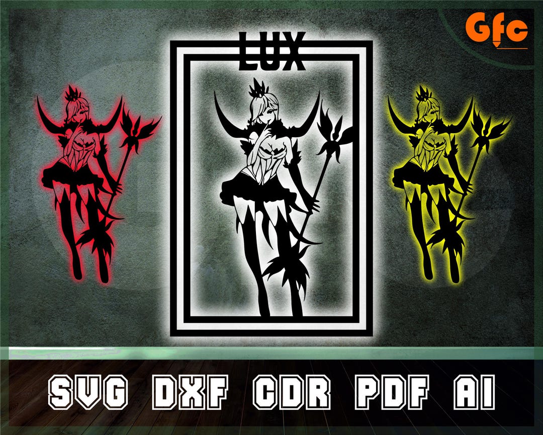 Elementalist Lux Svg - Cute Luxana Art - Lux Cuts - Vinly - Cricut ...