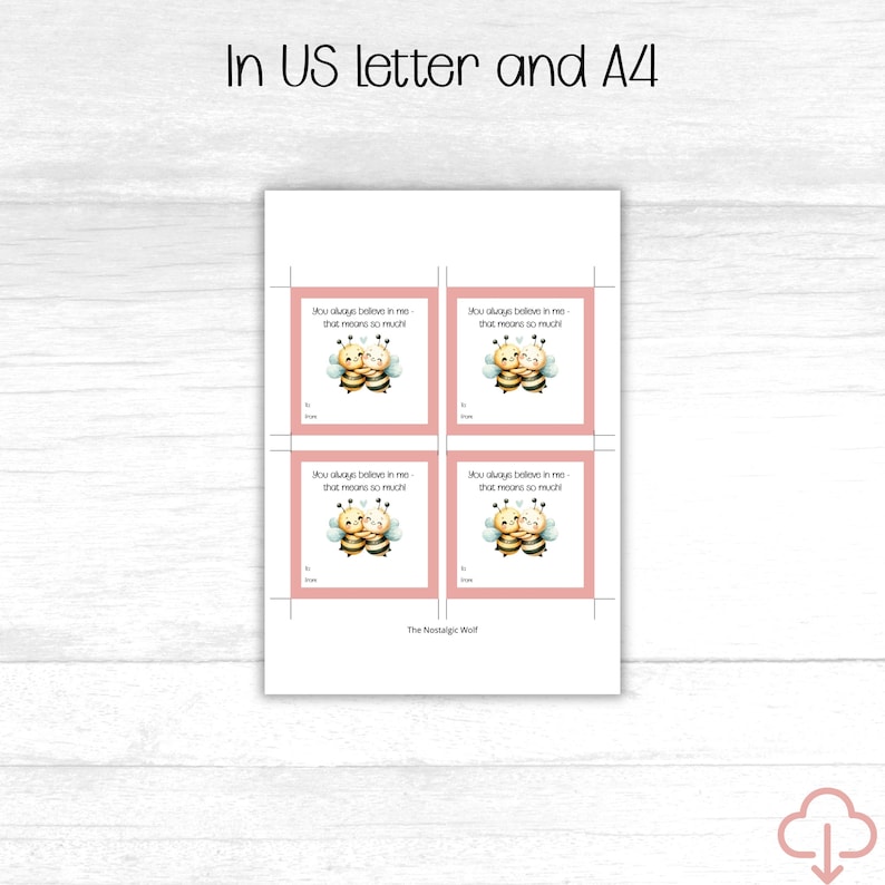 Teacher Appreciation Card, Printable Bee-themed Thank You Card - Etsy