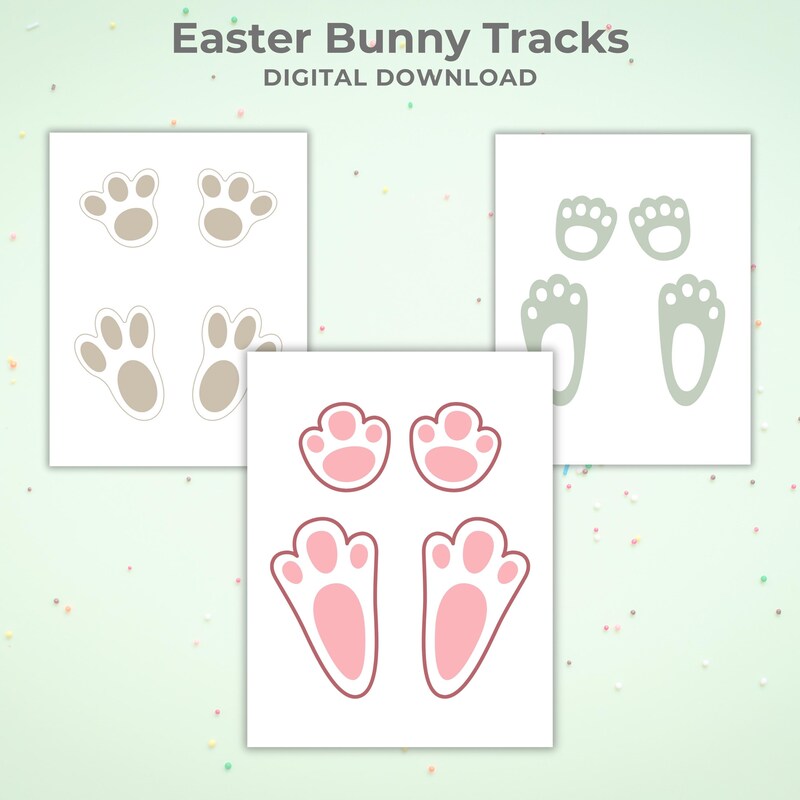 Bunny Tracks - Etsy