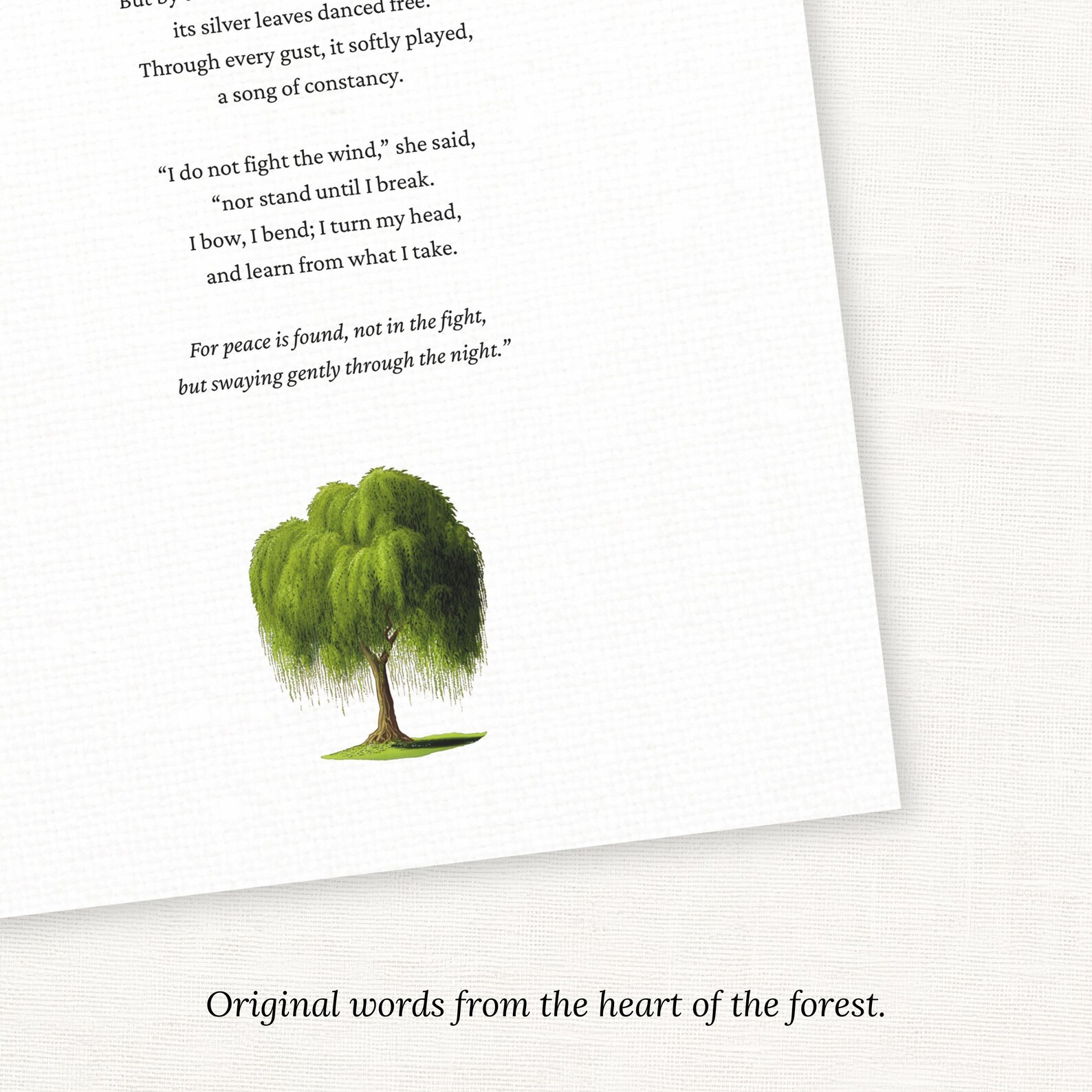 Willow Tree Poem Art Print, Botanical Wall Decor (digital Download) - Etsy