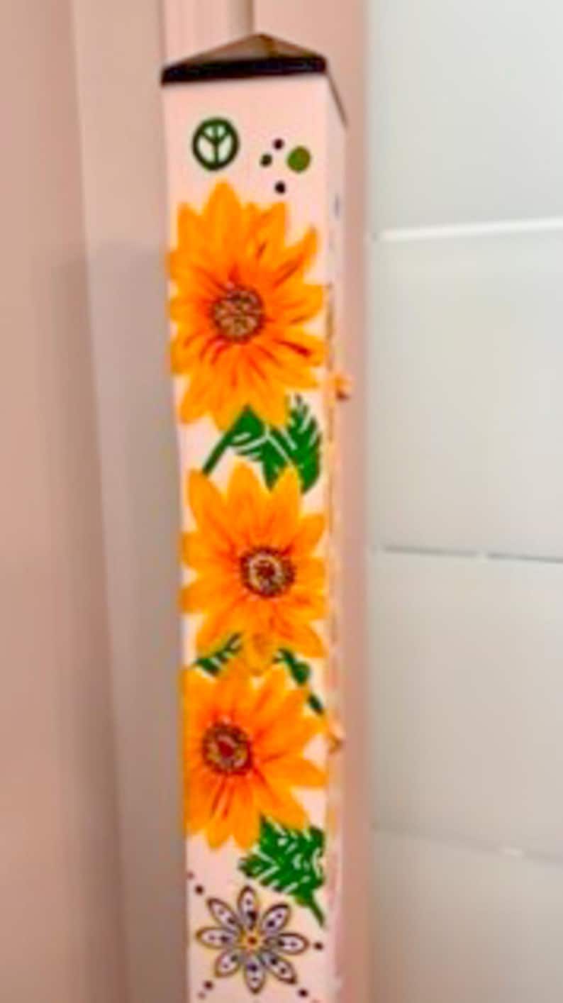 Hand-crafted Whimsical Peace Pole, Colorful Garden Decor - Etsy