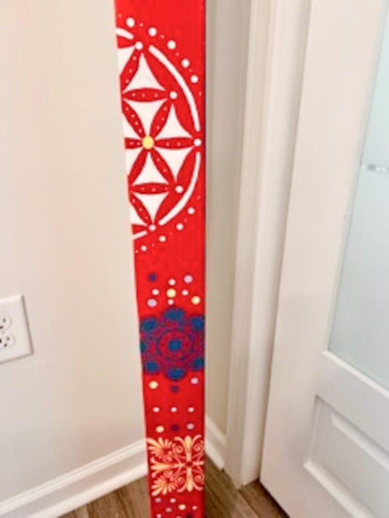 Hand-crafted Whimsical Peace Pole, Colorful Garden Decor - Etsy