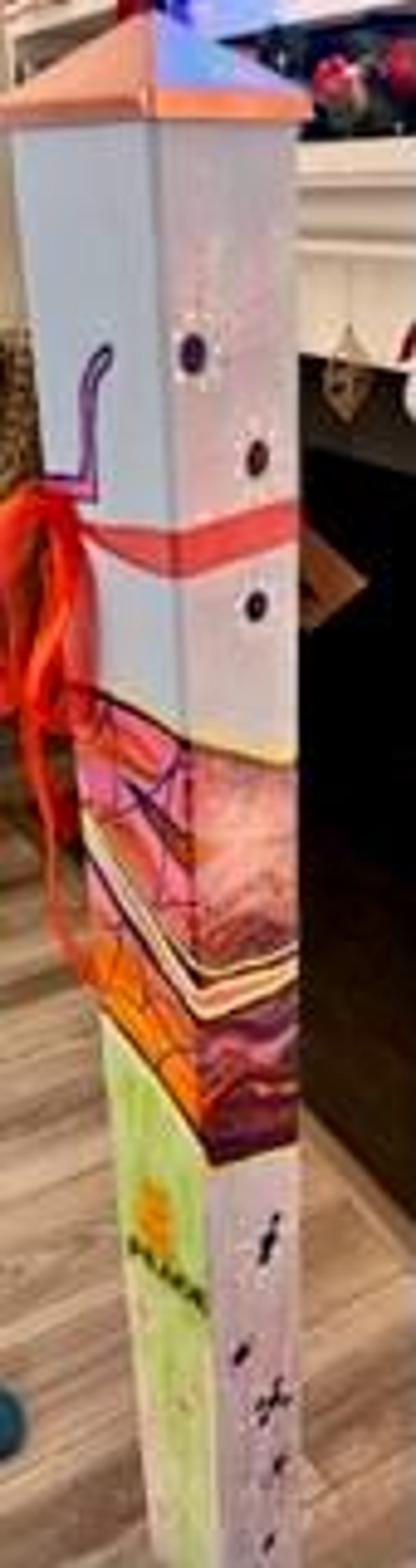 Hand-crafted Whimsical Peace Pole, Colorful Garden Decor - Etsy