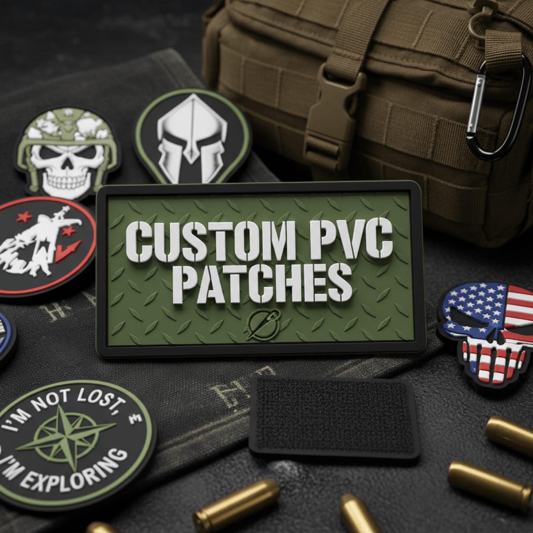 Custom Tactical PVC Morale Patches, Hook Backing / Custom PVC Patch ...