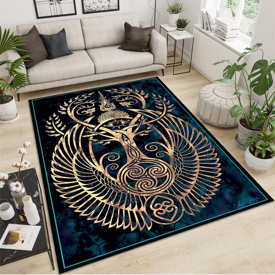 Chakra Rug,altar Printed Rug,picture Rug, Area Rug , Printed Rug , Art ...