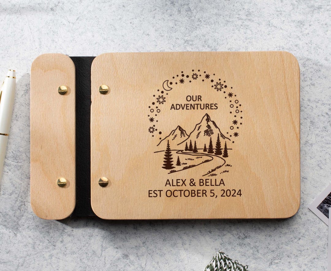 Our Adventure Book Engraved Adventure Book Custom Adventure Journal ...