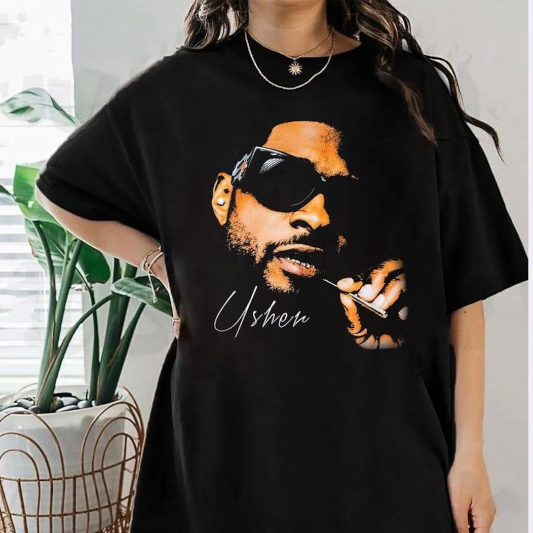 Vintage Usher Face Shirt, Concert 2024 Past Present Future Sweatshirt ...