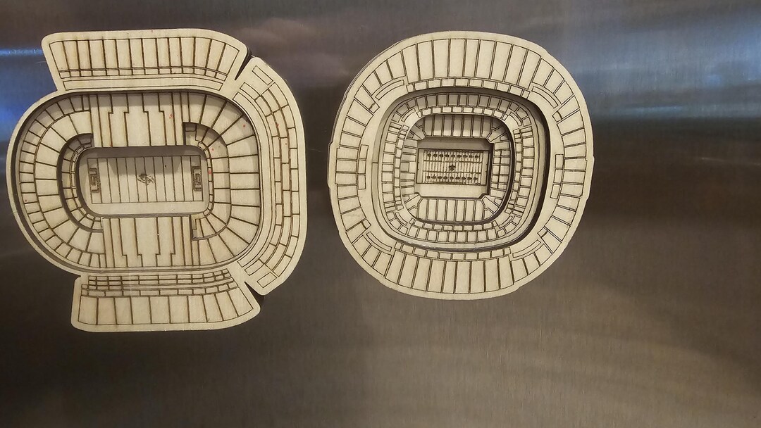 Tiger Stadium and Superdome Magnets - Etsy