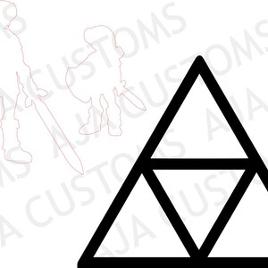 Legend of Zelda Link Layered Art SVG - Etsy