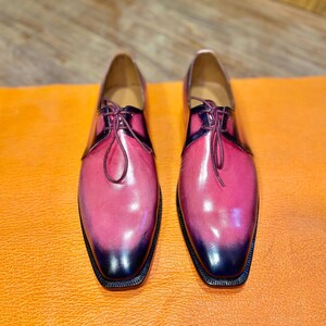 Handmade Derby Shoes | Two-ring Lace-up - Etsy