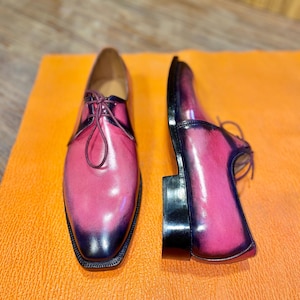 Handmade Derby Shoes | Two-ring Lace-up - Etsy