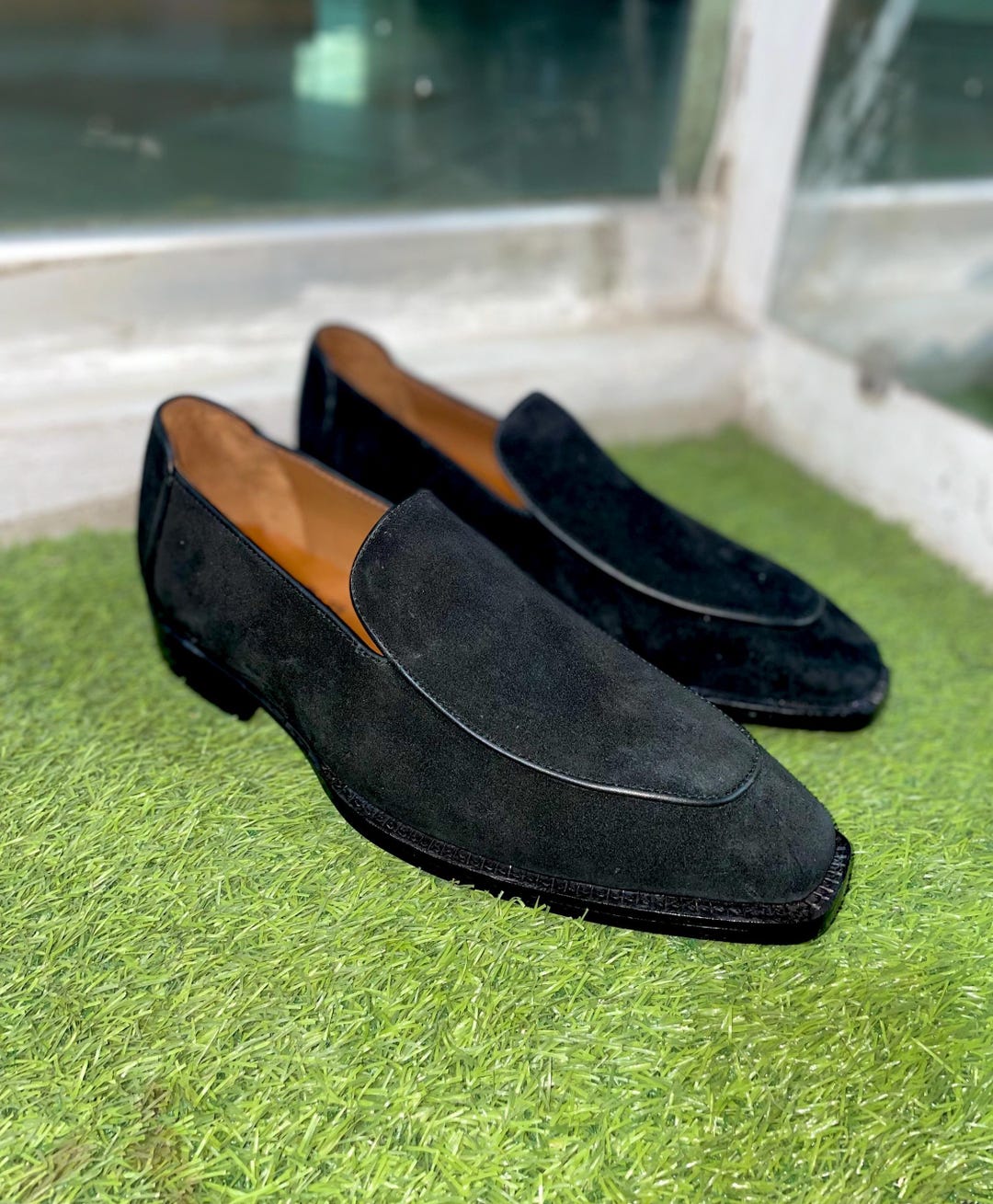 Handmade Suede Loafers for Men | Custom Wedding Shoes - Etsy