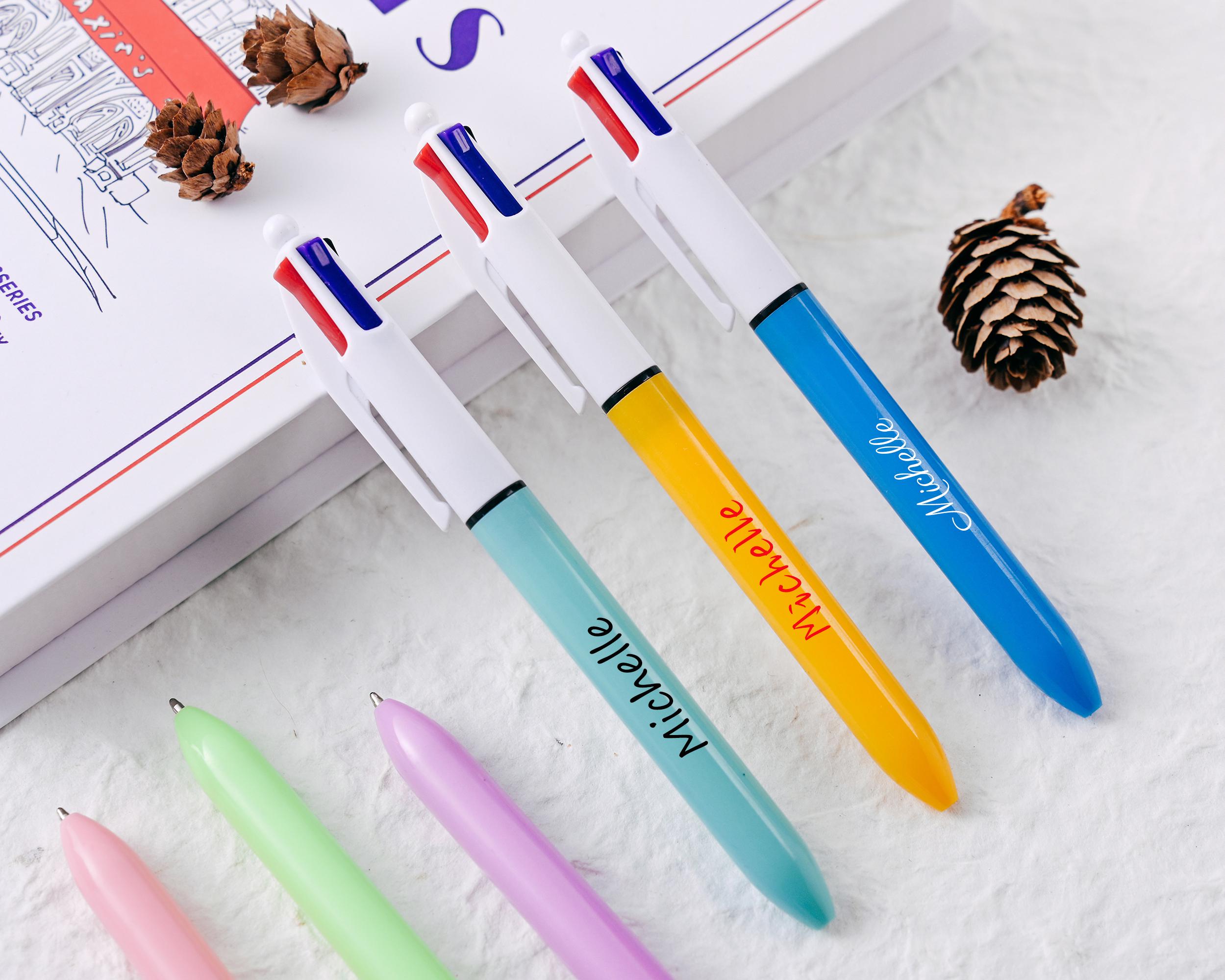 Personalized Multi Purpose Pen,4 Colors Ballpoint Pen,customized ...