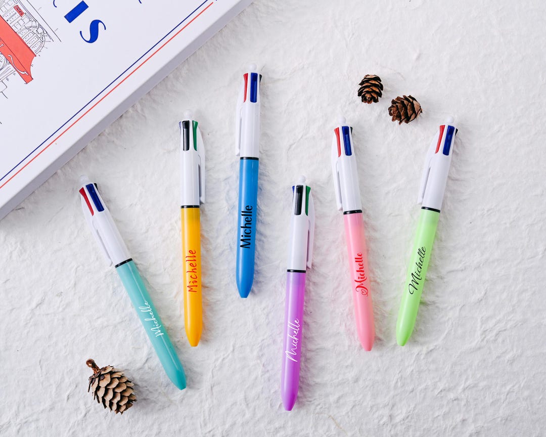 Personalized Multi Purpose Pen,4 Colors Ballpoint Pen,customized ...