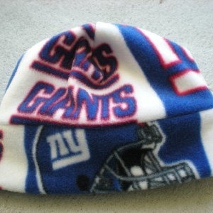 New York Giants Football fleece Hat Superbowl Champions | Etsy